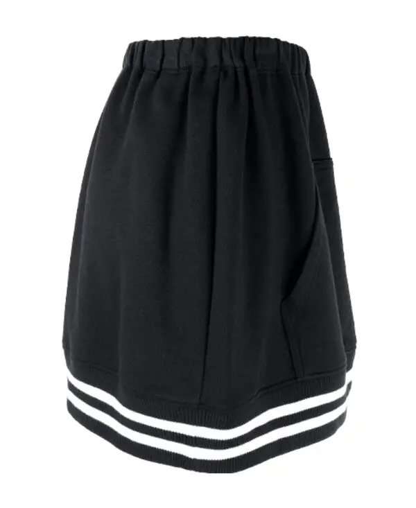 Red Valentino Striped Rib Skirt