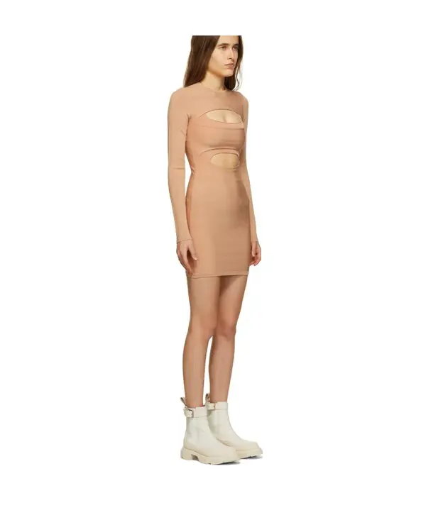 DION LEE Cut-out Layered Mini Dress