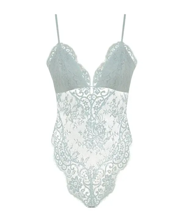 Zimmermann Lace Teddy Bodysuit - White