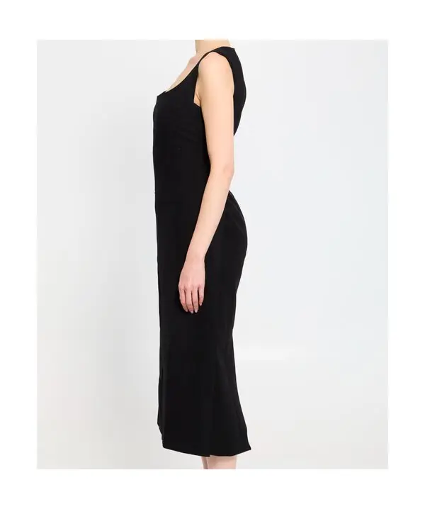 Jacquemus Tablier Scoop Neck Midi Dress