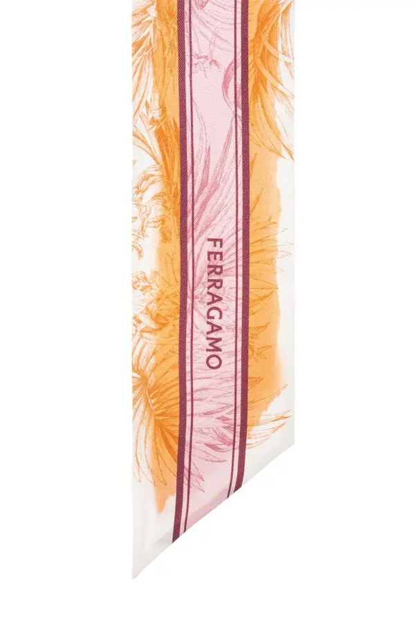 FERRAGAMO Printed Silk Bandeau
