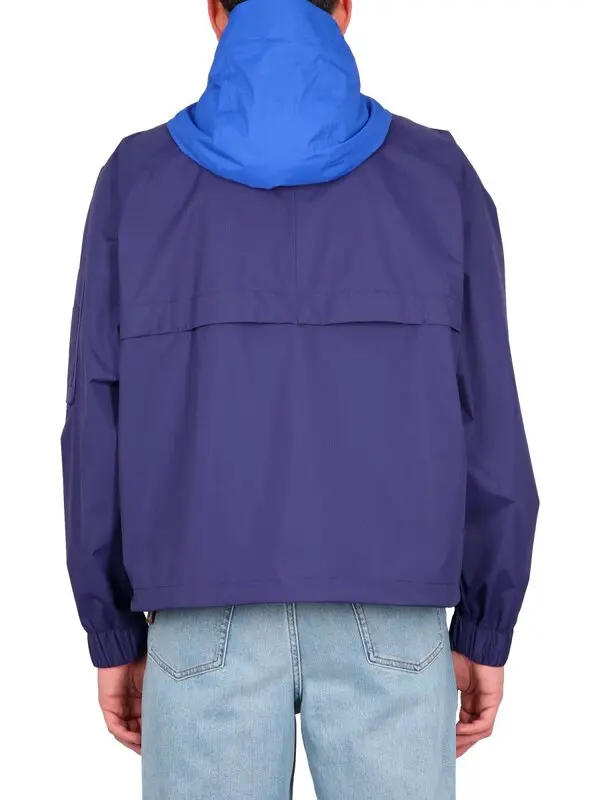 K-WAY Zip-up Hooded Jacket - Blue