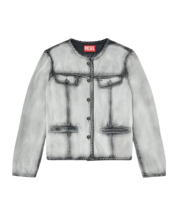 DIESEL® De-grafy-fsi Buttoned Denim Jacket