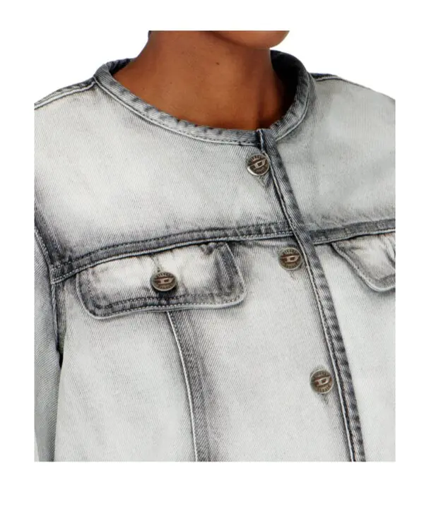 DIESEL® De-grafy-fsi Buttoned Denim Jacket