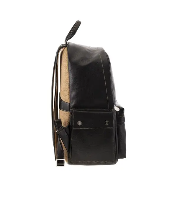 Brunello Cucinelli Logo Printed Backpack - Black