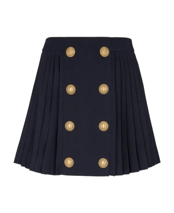 Balmain Embellished Pleated Skirt