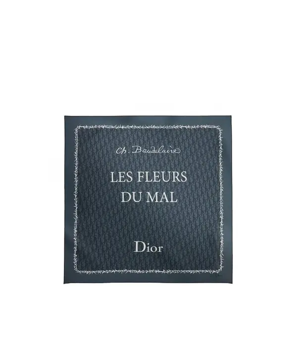 Dior Carre 70 Square Scarf - Black