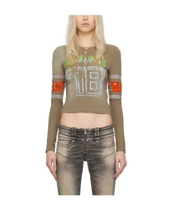 DIESEL® Logo Long Sleeve T-shirt