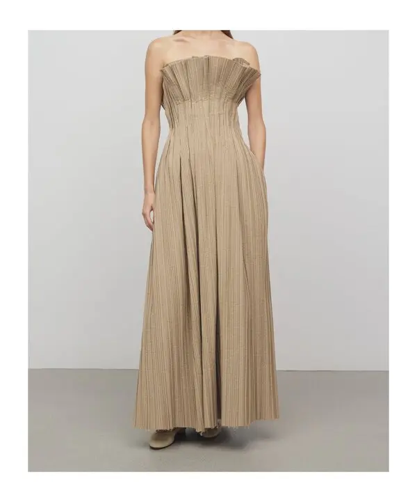 THE ROW Strapless Corset Dress