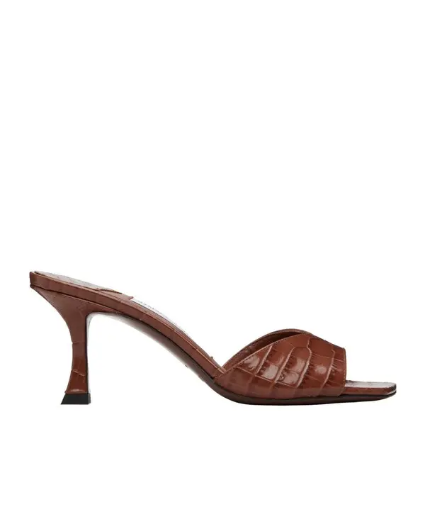 JIMMY CHOO Skye 70 High-heeled Sandals - Cognac