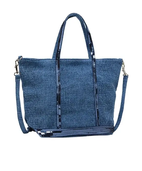 Vanessa Bruno Double Handle Shoulder Bag - Blue
