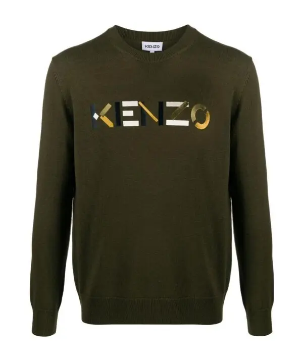Kenzo Embroidered Logo Wool Jumper