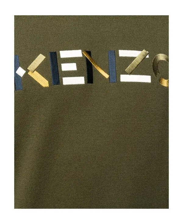 Kenzo Embroidered Logo Wool Jumper