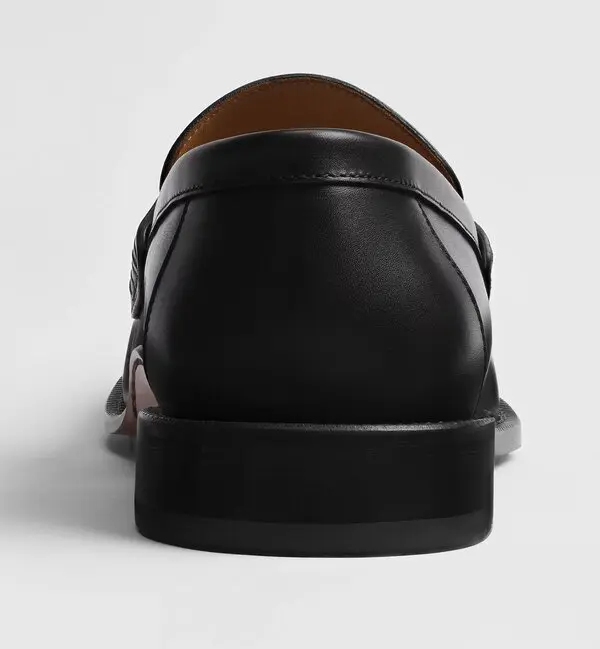 Dior Archie Loafer With Palladium Cd Icon Signature - Black
