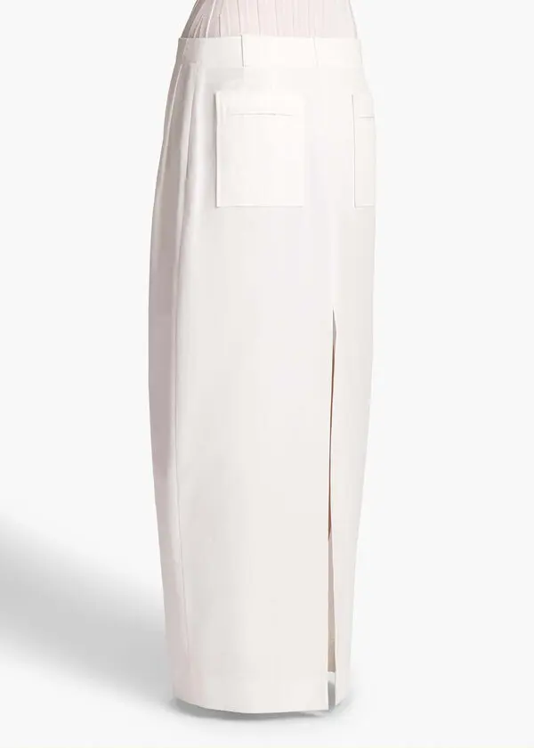 Khaite Pleated Midi Skirt