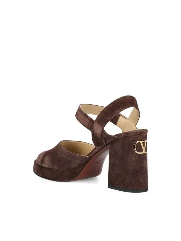 Valentino Garavani Fawcette Vlogo Signature Sandals - Green