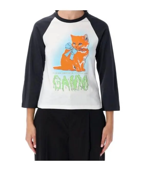 GANNI Graphic T-shirt