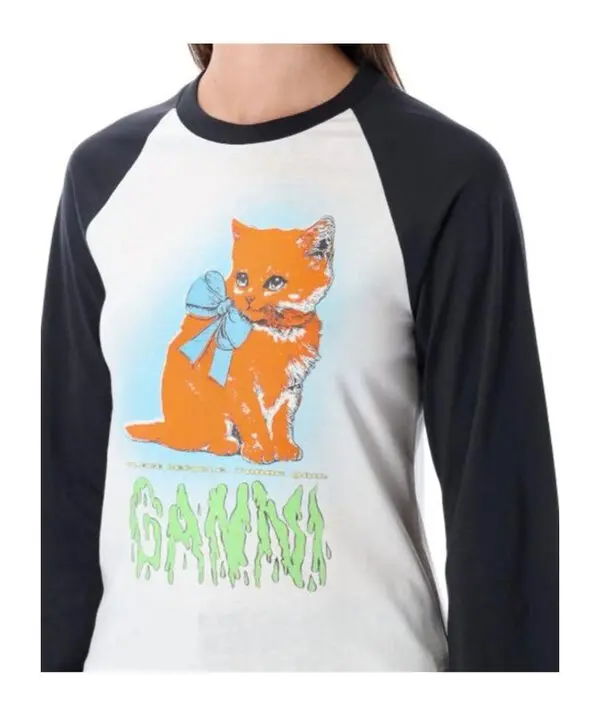 GANNI Graphic T-shirt