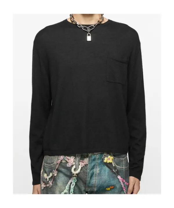 Acne Studios Crewneck Jumper With Chest Pocket