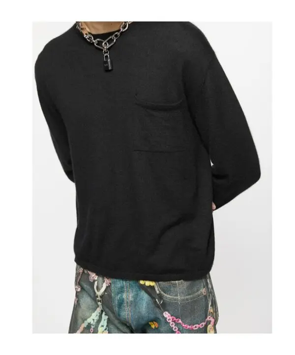 Acne Studios Crewneck Jumper With Chest Pocket