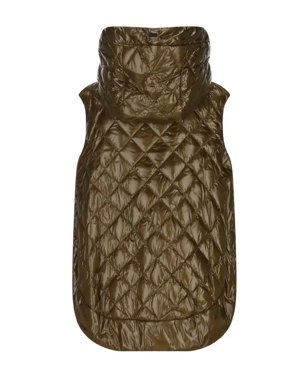 Herno Quilted Sleeveless Hooded Coat