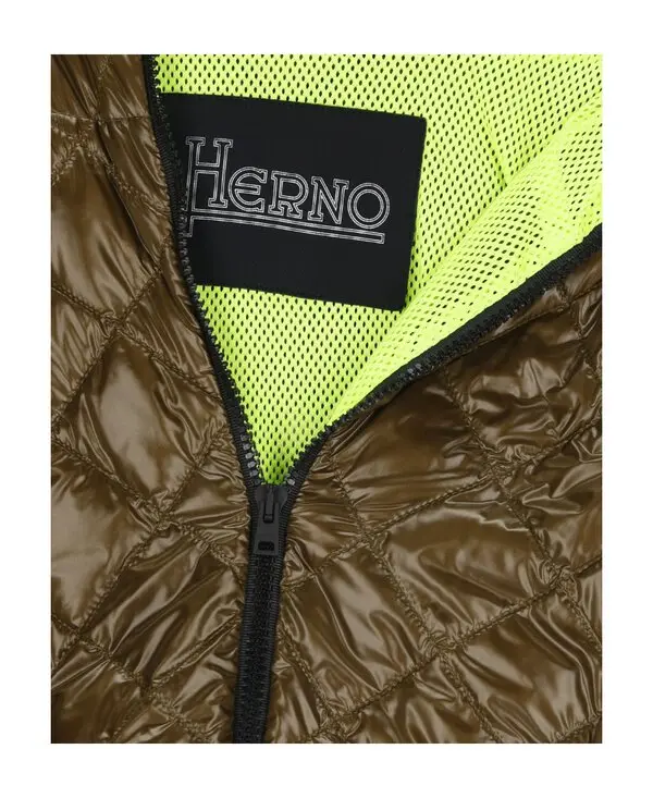 Herno Quilted Sleeveless Hooded Coat