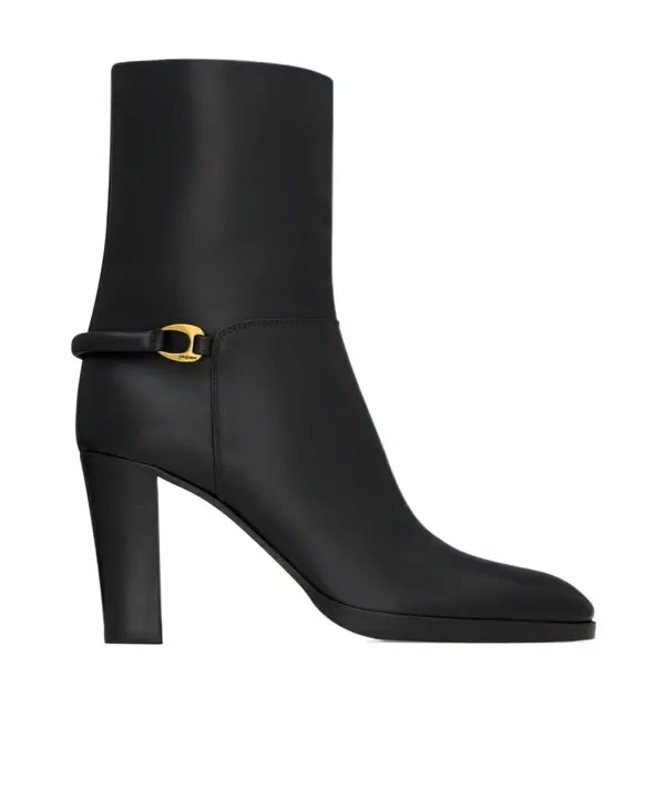 Saint Laurent Sulpice Ankle Boots - Black