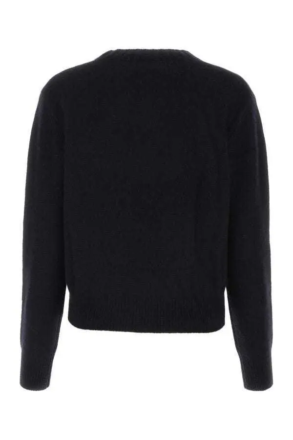 SPORTY  RICH Sporty & Rich Cashmere Jumper With Embroidered Logo