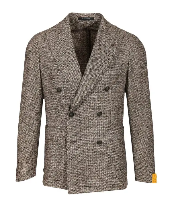 Tagliatore Double-breasted Textured Blazer - Multicolor