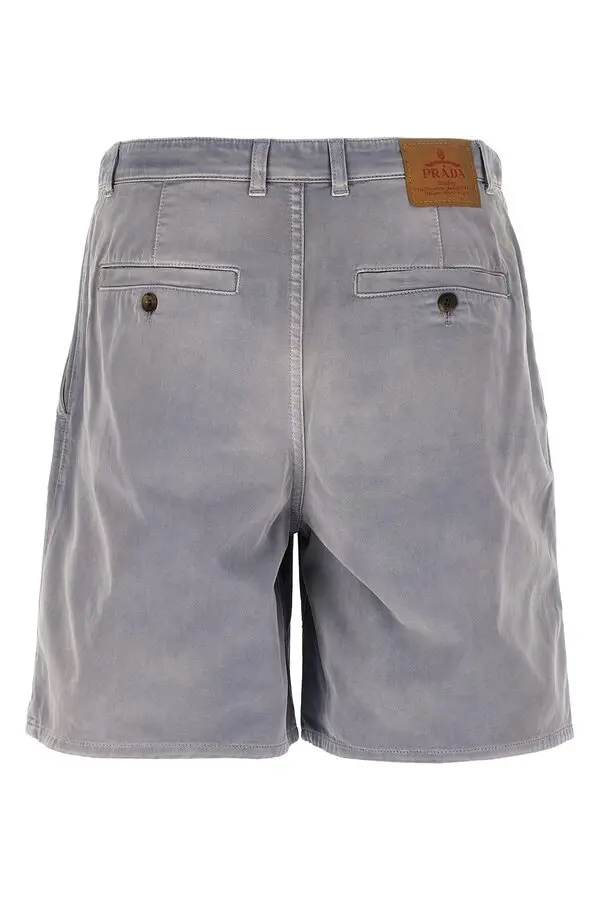 Prada Gabardine Bermuda Shorts