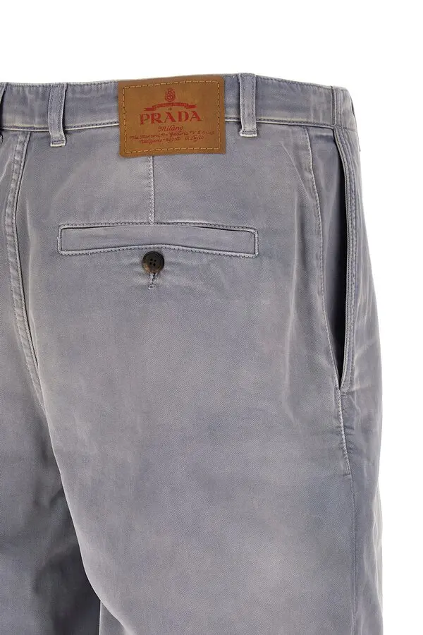 Prada Gabardine Bermuda Shorts