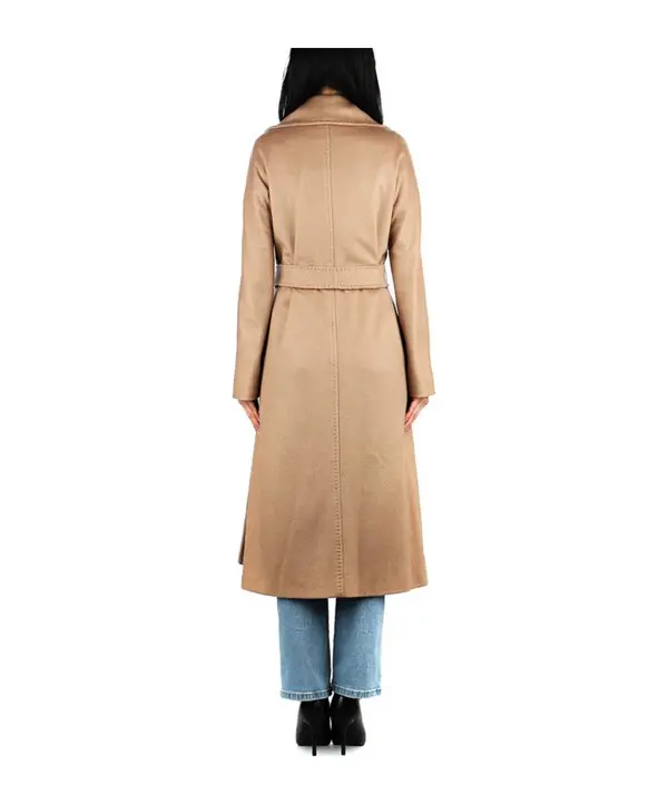 Max Mara Long-sleeved Belted Coat