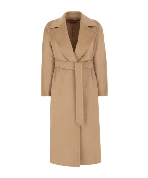 Max Mara Long-sleeved Belted Coat