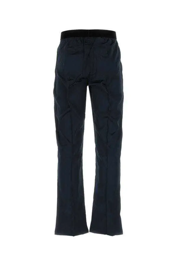 TOM FORD Logo Waistband Satin Pajama Trousers - Black