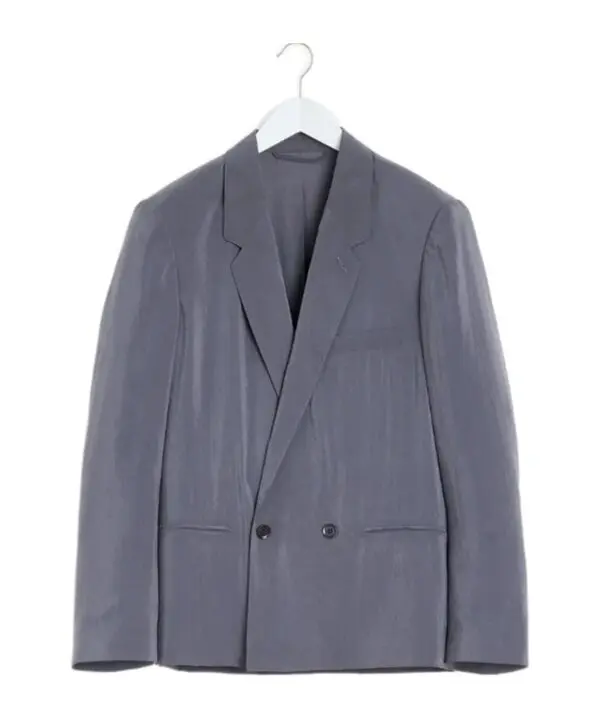 LEMAIRE Double-breasted Tailored Blazer - Gray