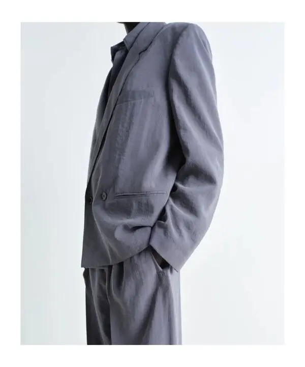 LEMAIRE Double-breasted Tailored Blazer - Gray
