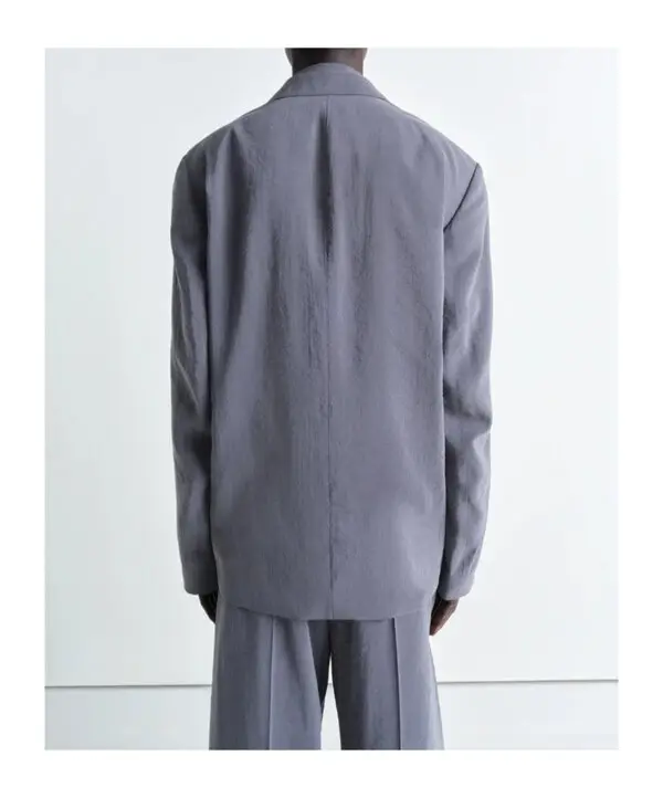 LEMAIRE Double-breasted Tailored Blazer - Gray