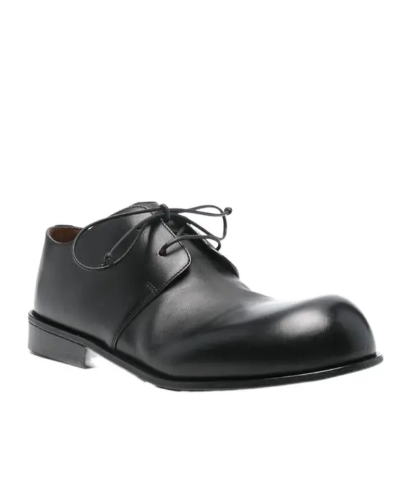 Marsèll Muso Round Toe Lace-up Derby Shoes - Black
