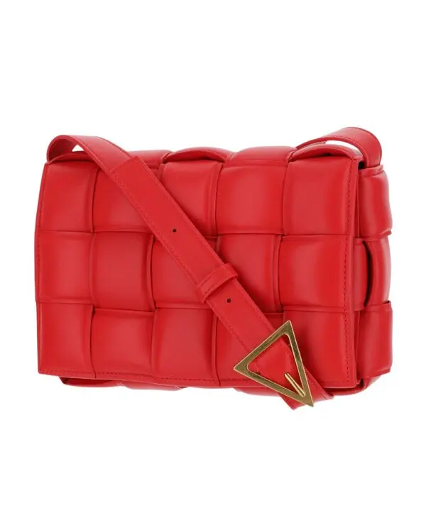 Bottega Veneta Padded Cassette Crossbody Bag - Red