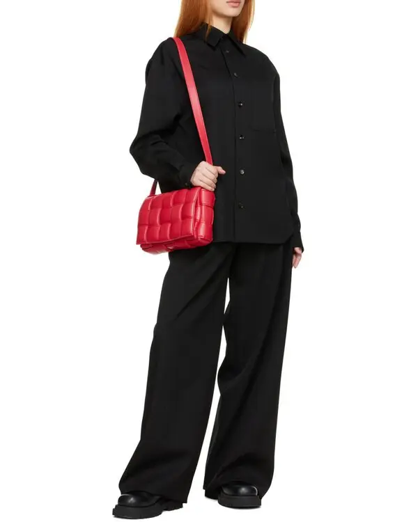 Bottega Veneta Padded Cassette Crossbody Bag - Red