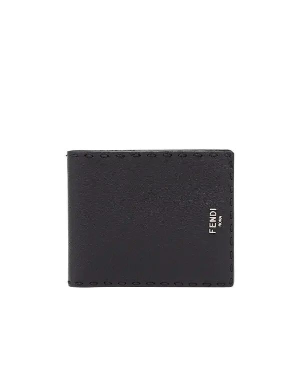Fendi Selleria Bi-fold Wallet - Black