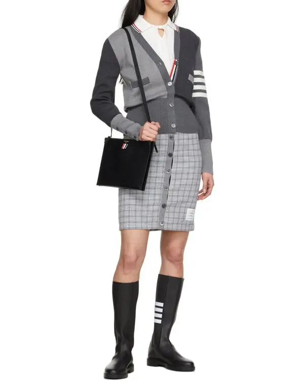 Thom Browne 4-bar Colour Block Cardigan