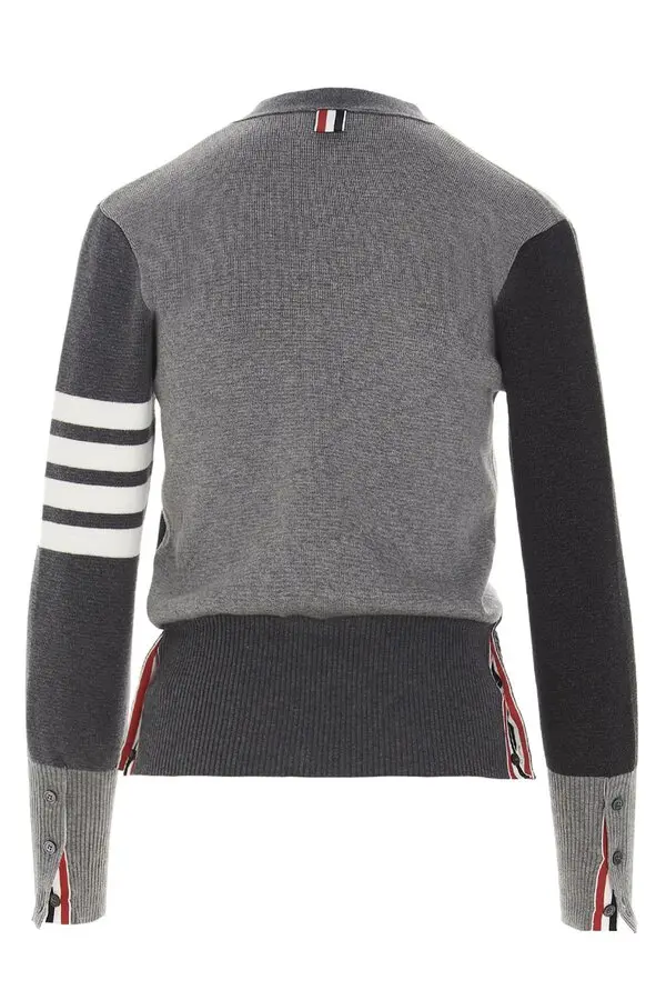 Thom Browne 4-bar Colour Block Cardigan