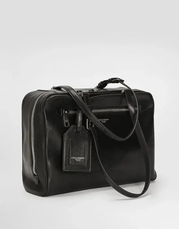 Dolce & Gabbana Ellis Logo Stamp Briefcase
