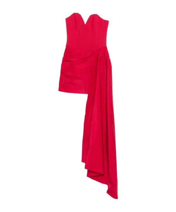 Rebecca Vallance Zarya Mini Draped Dress
