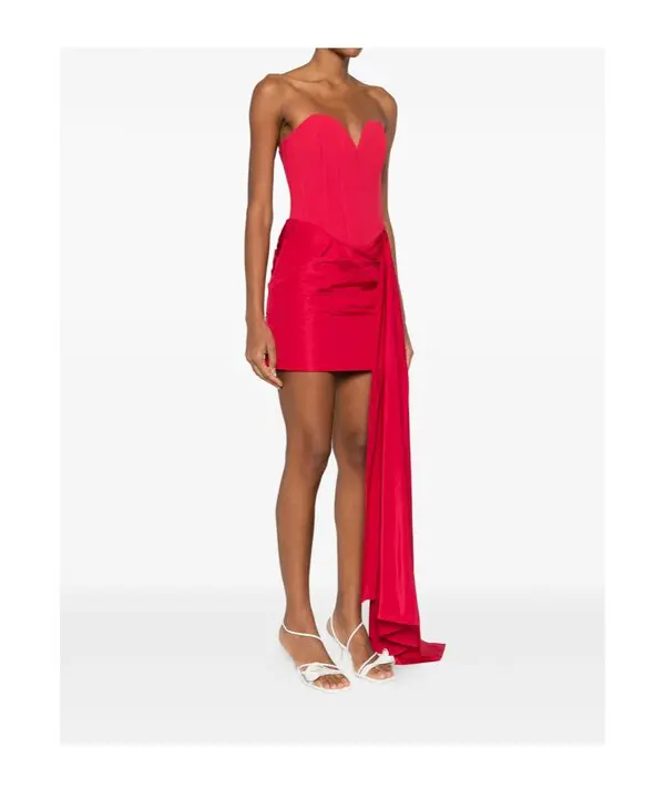 Rebecca Vallance Zarya Mini Draped Dress