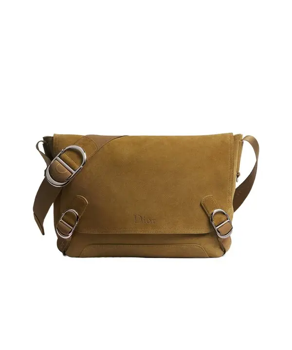 Dior Medium Jett Messenger Bag With Flap - Brown