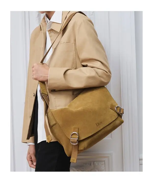 Dior Medium Messenger Bag With Flap