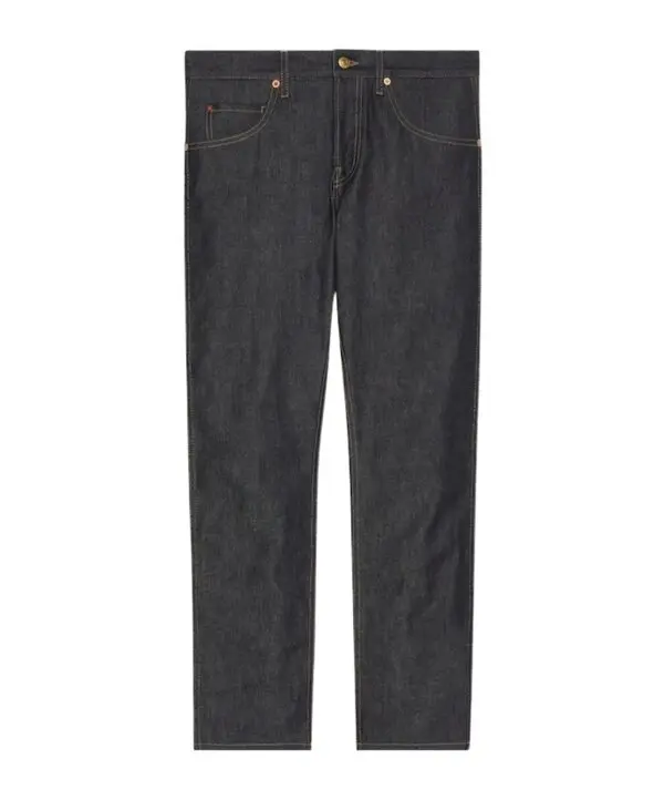 Gucci Tappered Denim Trousers - Blue