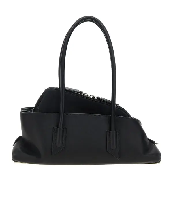 Attico Top Handle Shoulder Bag - Black
